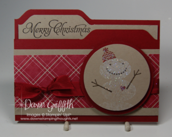 Snow Day file folder card