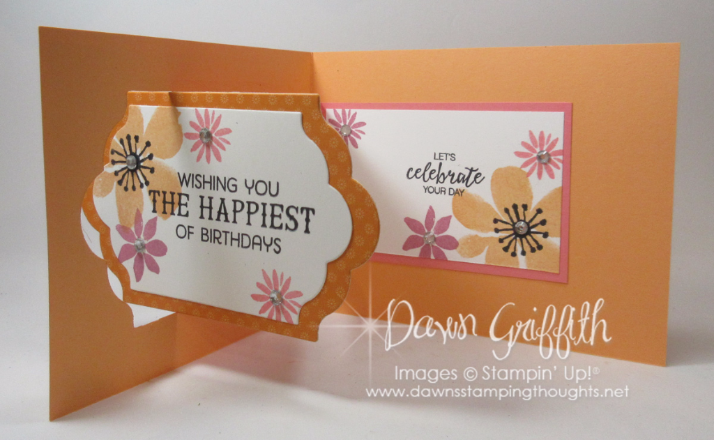 Lots of Labels Z fold card video - Dawn's Stamping Thoughts