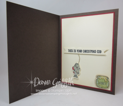 Christmas Cod Quick Tip Video. - Dawn's Stamping Thoughts