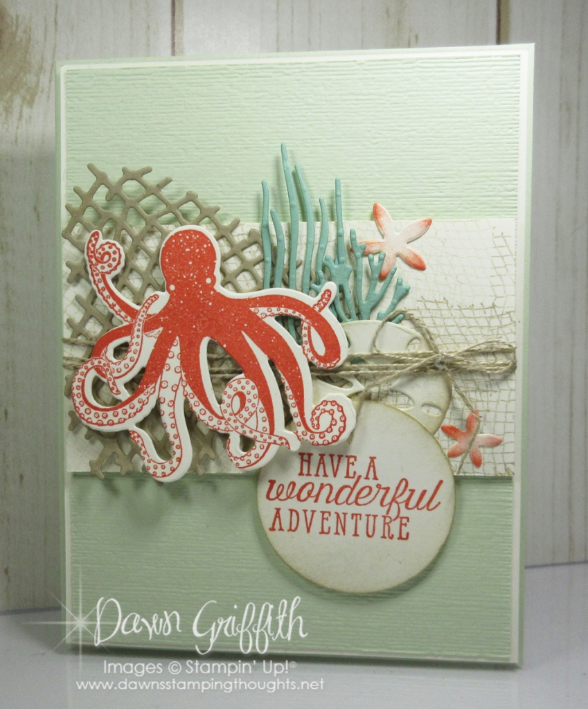 Sea of Textures Adventure card video - Dawn's Stamping Thoughts