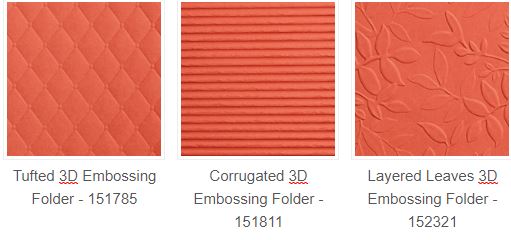 3-D Embossing folders now available - Dawn's Stamping Thoughts