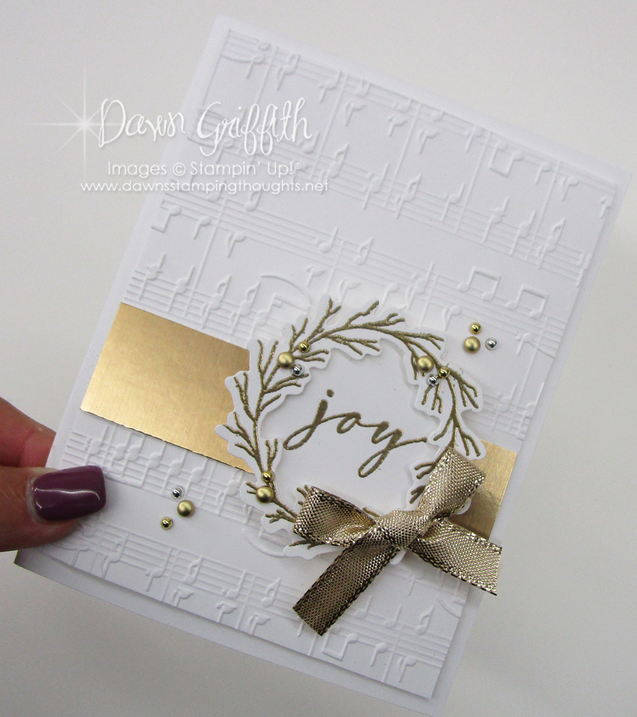 Christmas Joy Card - Dawn's Stamping Thoughts