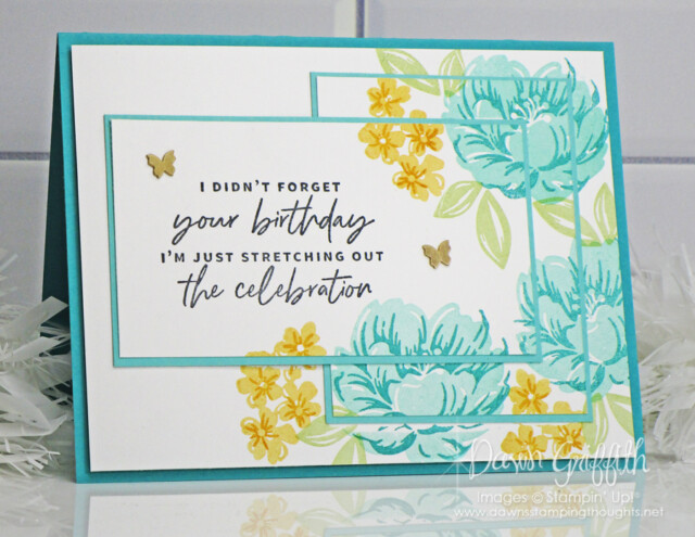 Card Class #26 Two-Tone Flora