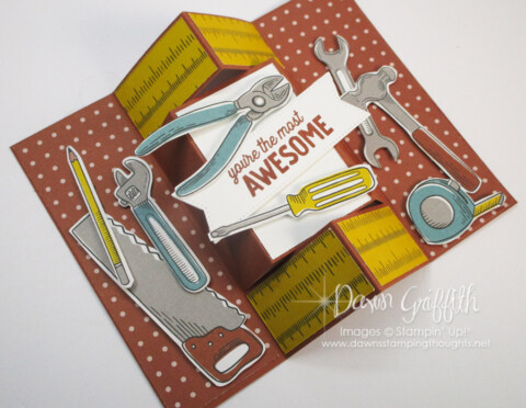 Trusty Toolbox Center Pop-up Fun Fold Card