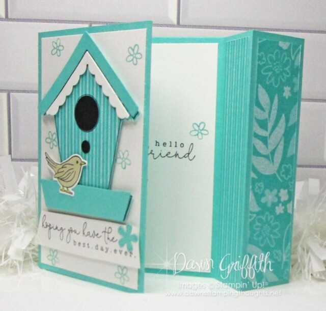Country Birdhouse Fun Fold Card