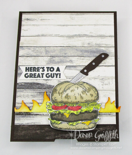 Bistro Burger Card Class #49