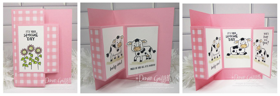 Trifold Hidden Door Fun Fold Cards