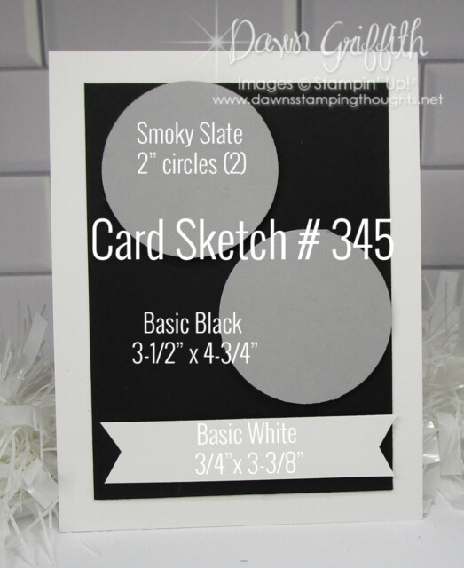 Card Sketch # 345 - Stamp Sale - Retreat
